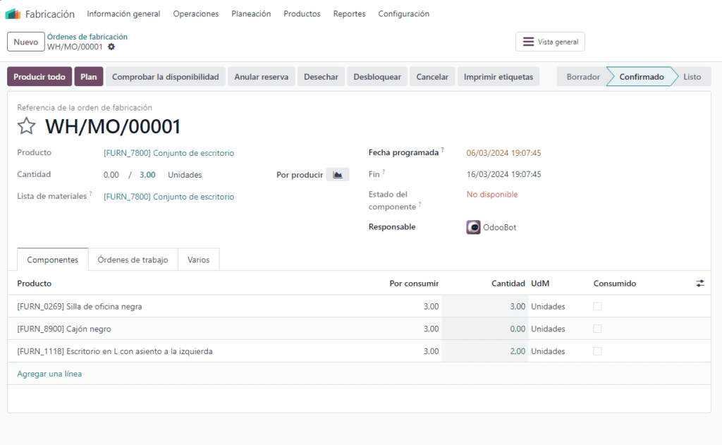 Solución Odoo laboratorio Dental